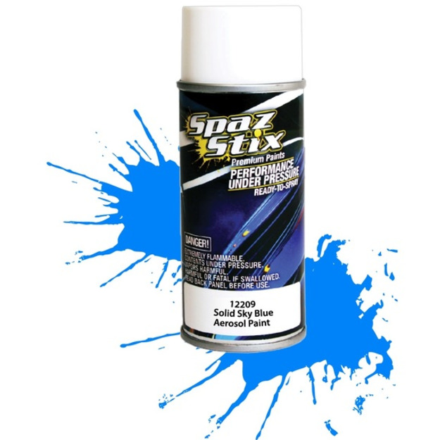 Spaz Stix 12209 Solid Sky Blue Aerosol Paint 3.5oz Can 739792057618 | eBay