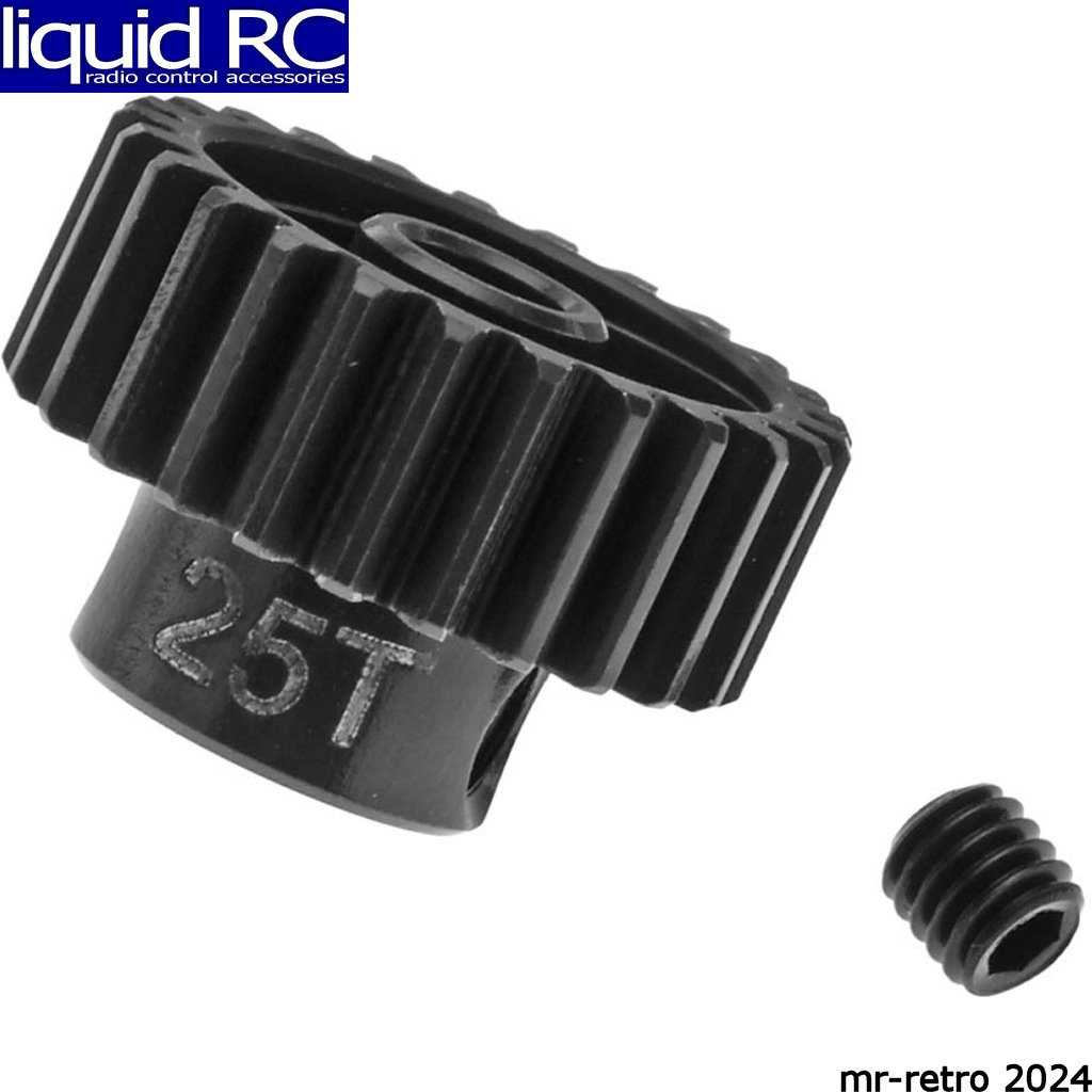 Associated 1343 FT Aluminum Pinion Gear 48P 25T 1/8 inch Shaft ...