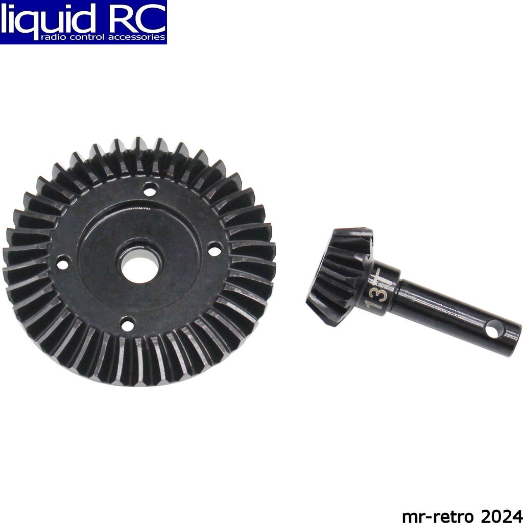 Hot Racing SWRA9383 38t/13t Steel Helical Diff Ring/Pinion Stock Ratio ...