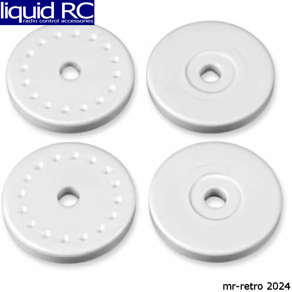 Tekno RC 6131 Shock Piston Blanks (Flat/Flat 15.8mm Precision Molded 16 ...